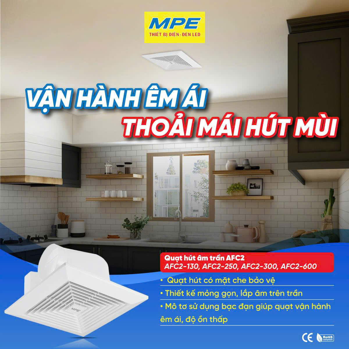 Địa chỉ phân phối uy tín quạt hút âm trần MPE AFC2-130 - Thiết Bị Điện ...